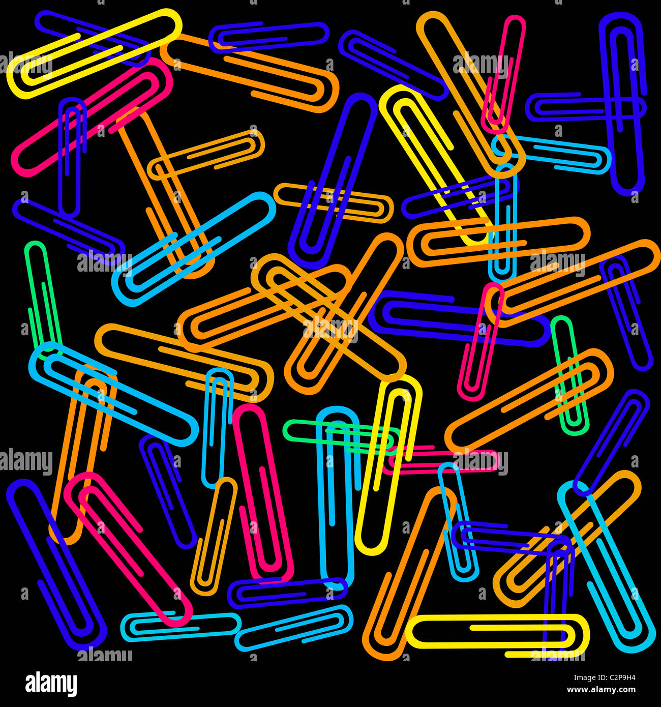 Paper clips background Stock Photo - Alamy
