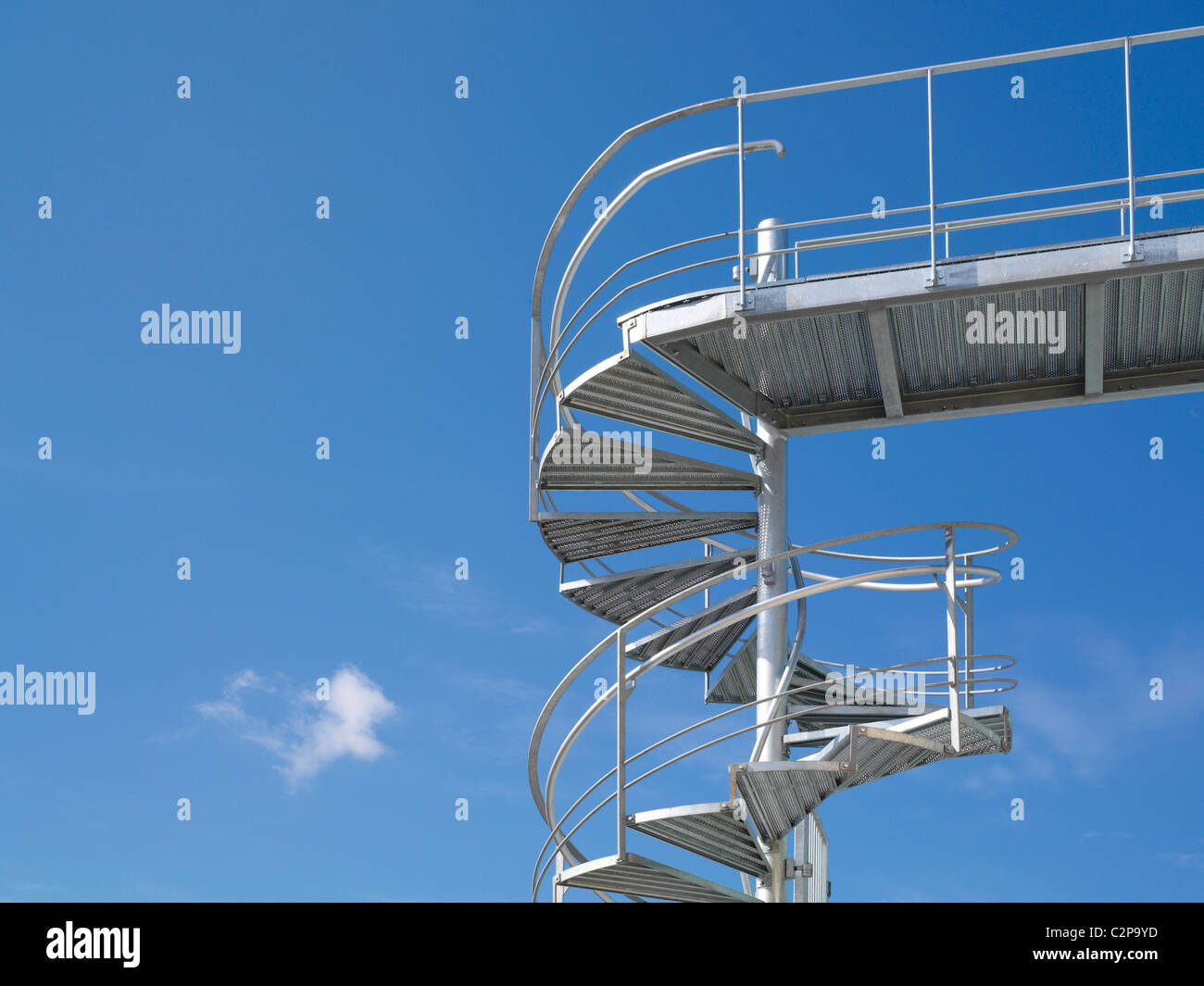External fire escape staircase Stock Photo - Alamy