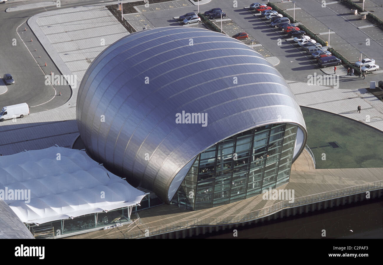 Glasgow Science Centre, Scotland. Tower view Imax Cinema Stock Photo ...