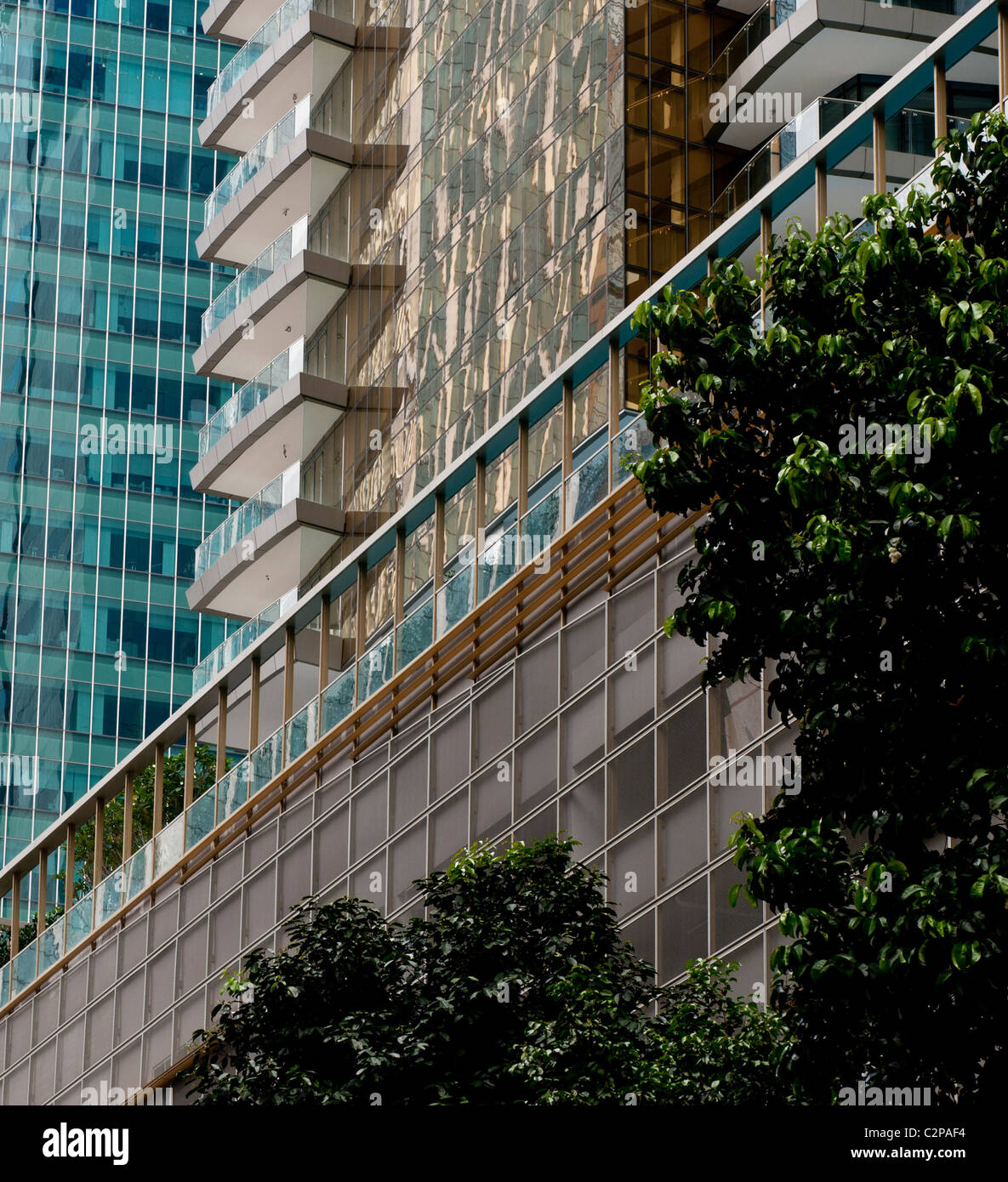 "One Shenton" apartment building, Shenton Way, Singapore Stock Photo ...
