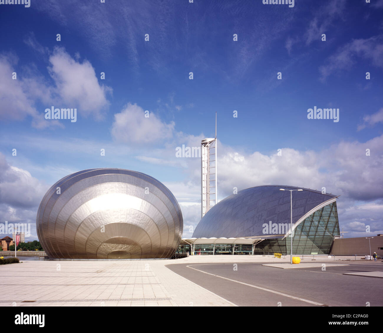 Glasgow Science Centre, Scotland. Imax Science Mall and Tower Stock ...