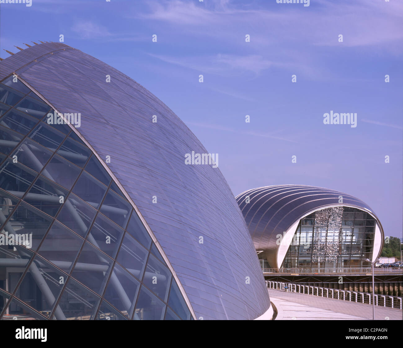 Glasgow Science Centre, Scotland. Imax Cinema next to Exploratorium ...