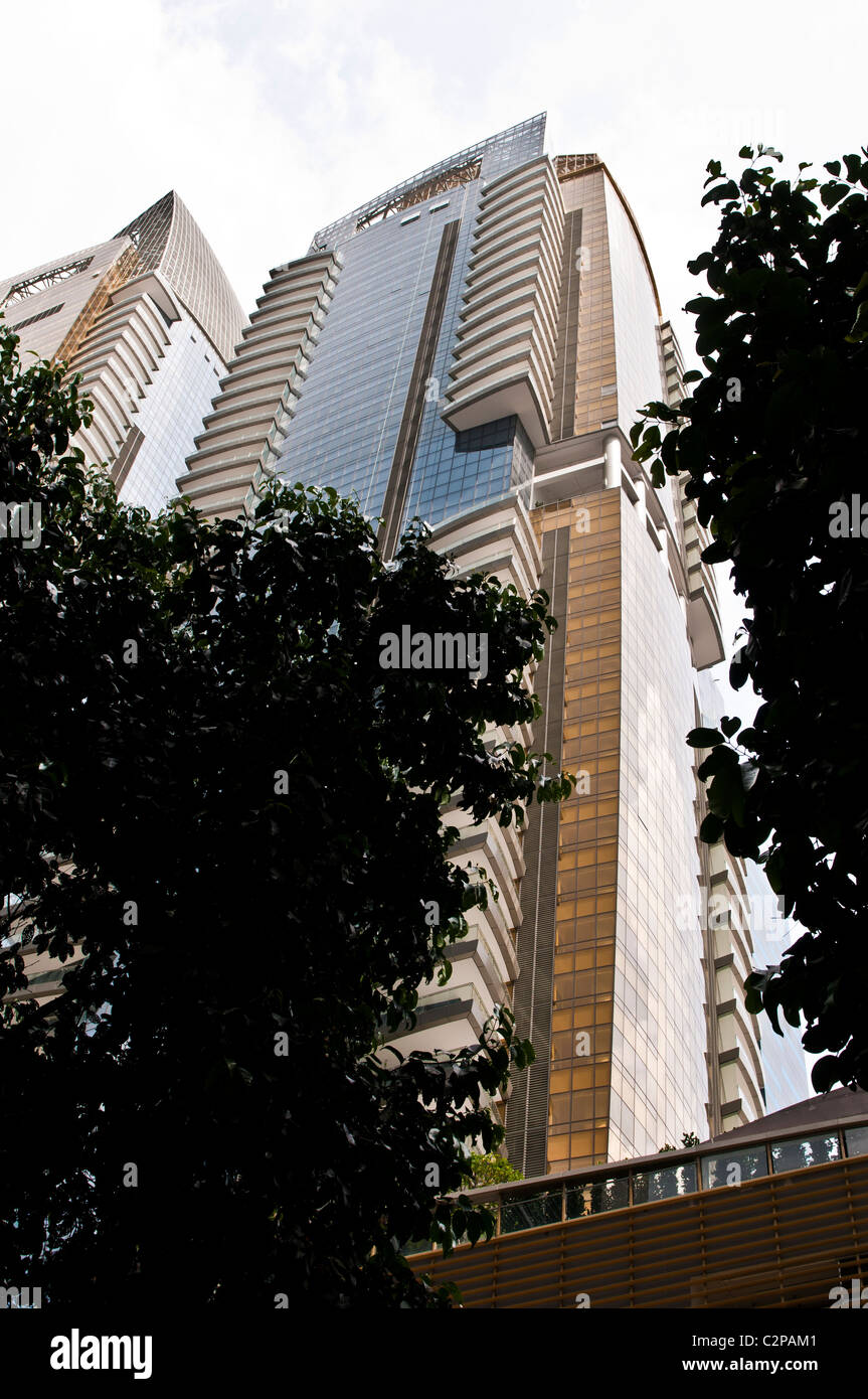 "One Shenton" apartment building, Shenton Way, Singapore Stock Photo ...