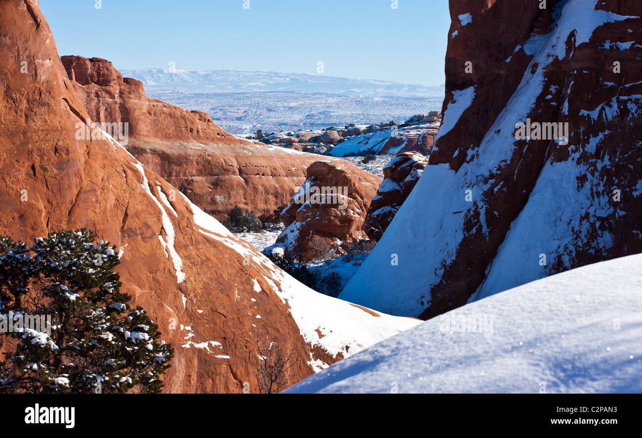 USA, Utah, the Moab Arches National Park Stock Photo - Alamy
