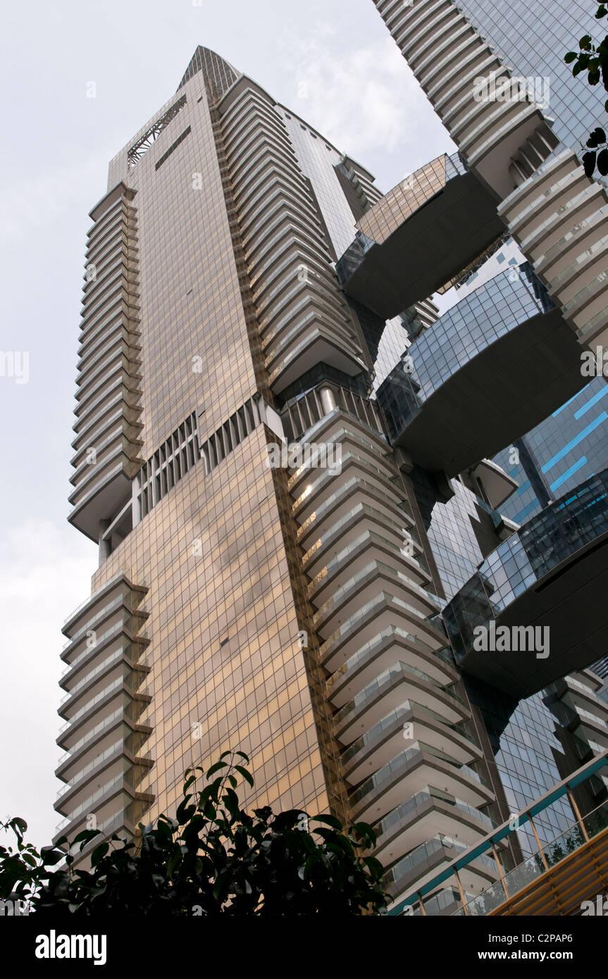 "One Shenton" apartment building, Shenton Way, Singapore Stock Photo ...