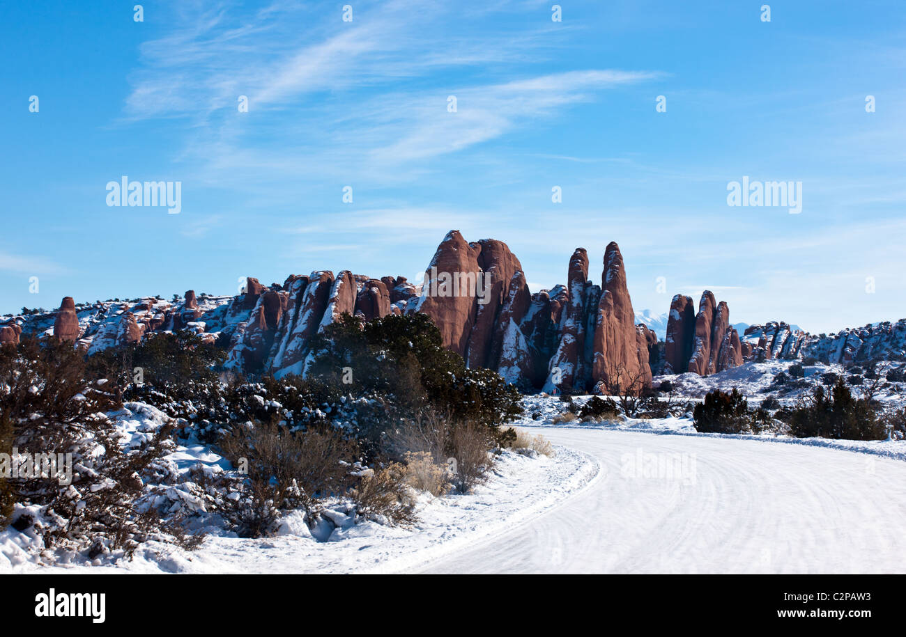 USA, Utah, the Moab Arches National Park Stock Photo - Alamy