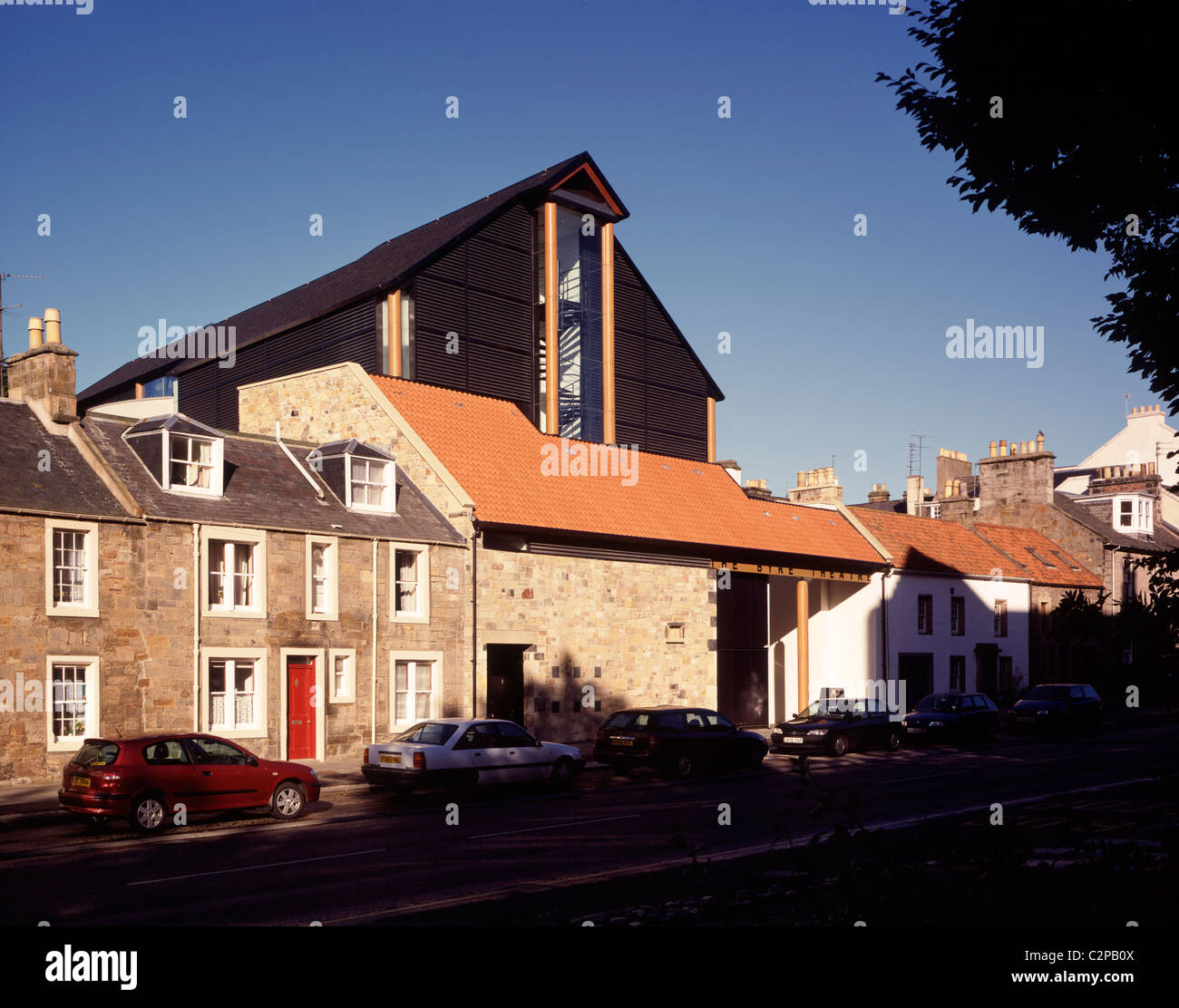 The Byre Theatre, St Andrews, Scotland. Abbey Street rear entrance ...