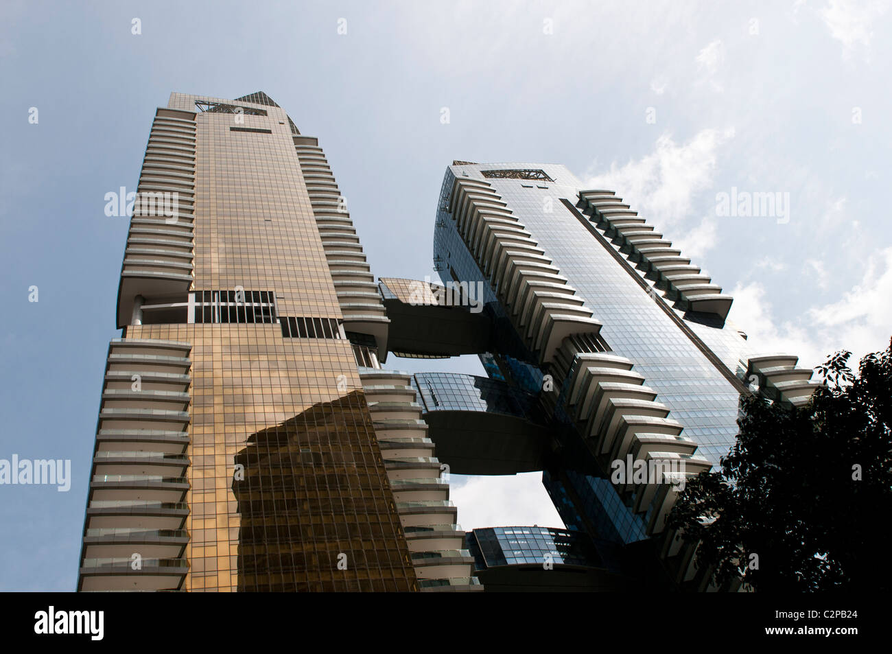 "One Shenton" apartment building, Shenton Way, Singapore Stock Photo ...