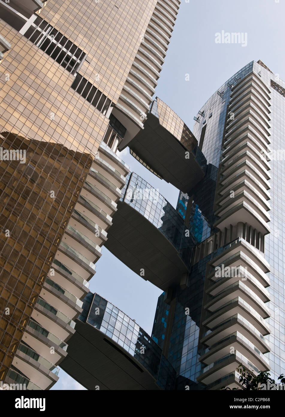 "One Shenton" apartment building, Shenton Way, Singapore Stock Photo ...