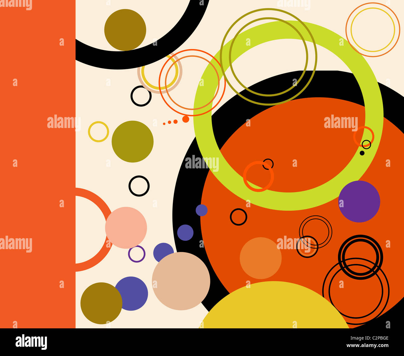 Wall of many circles hi-res stock photography and images - Alamy