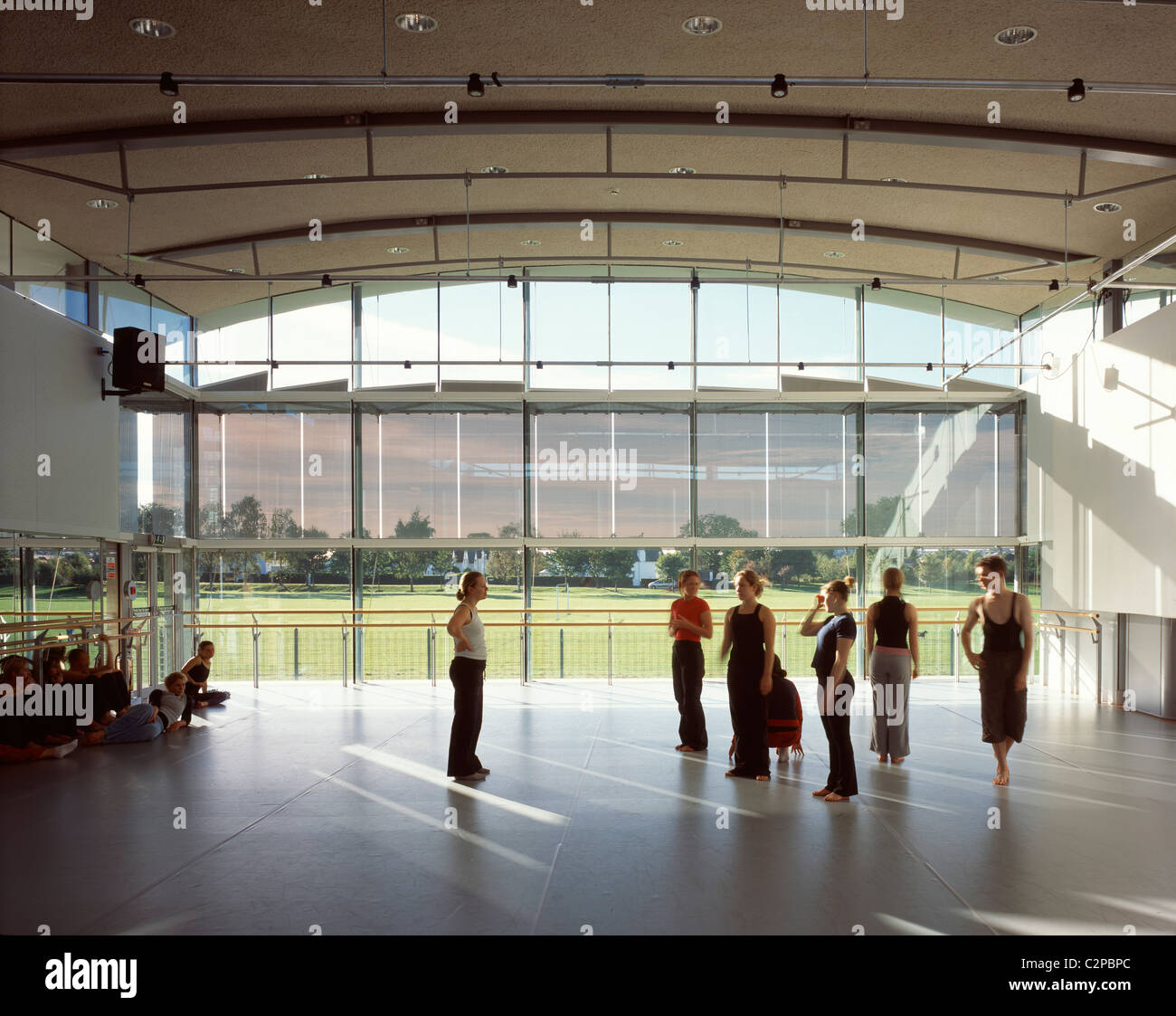 The Space Centre for Dance, Dundee College, Scotland. Dance Studio 1 ...