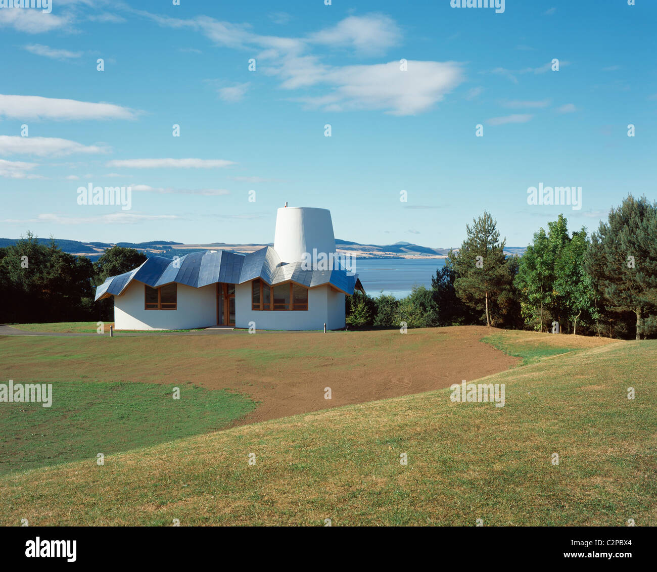 Maggie's Centre, Ninewells Hospital, Dundee, Scotland. Daytime with ...