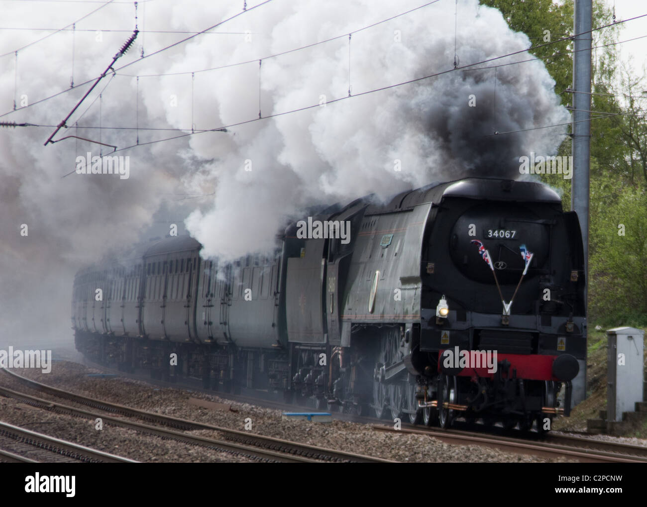 Battle britain class steam train hi-res stock photography and images ...