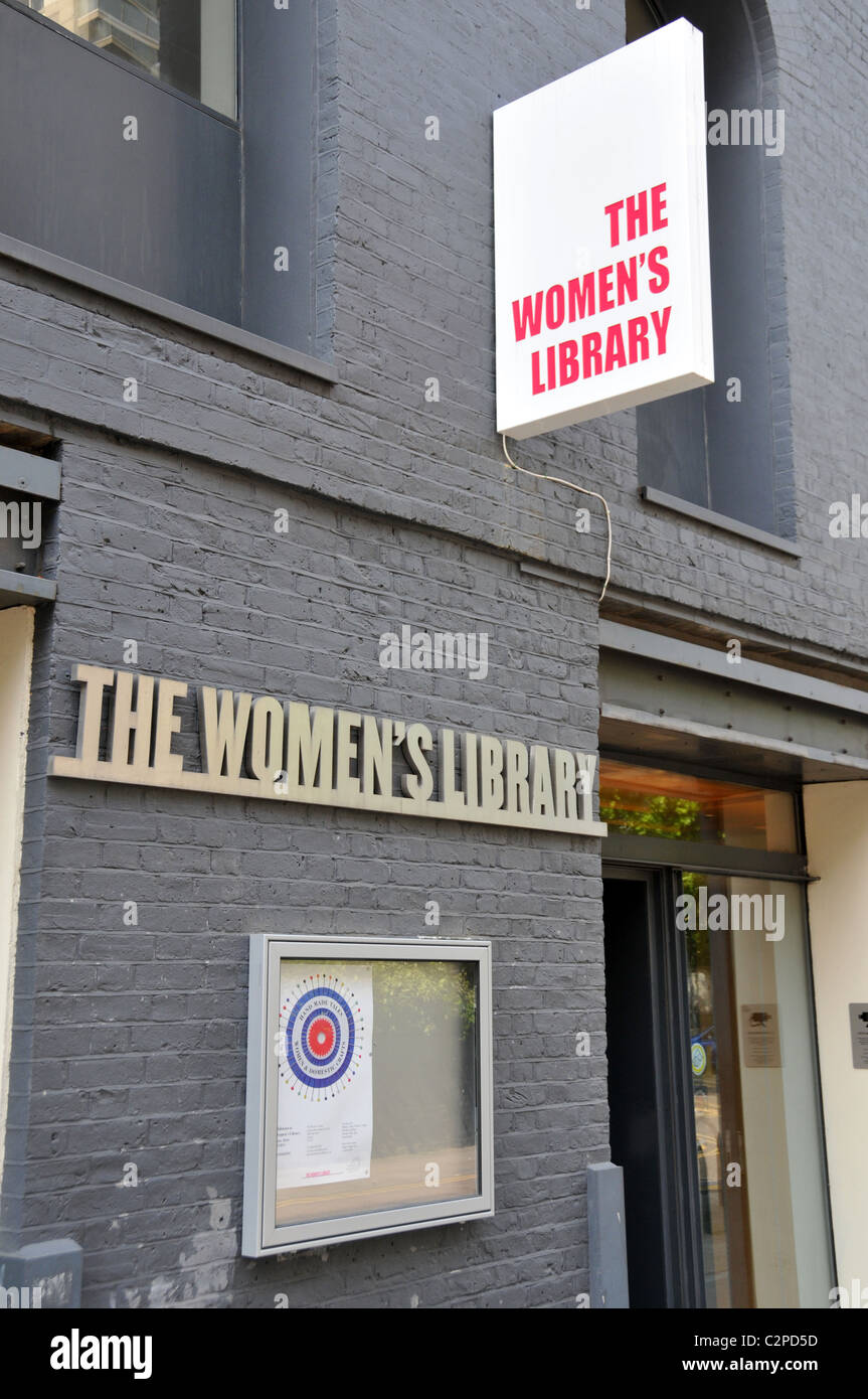 The Women's Library Aldgate London feminism issues Stock Photo - Alamy