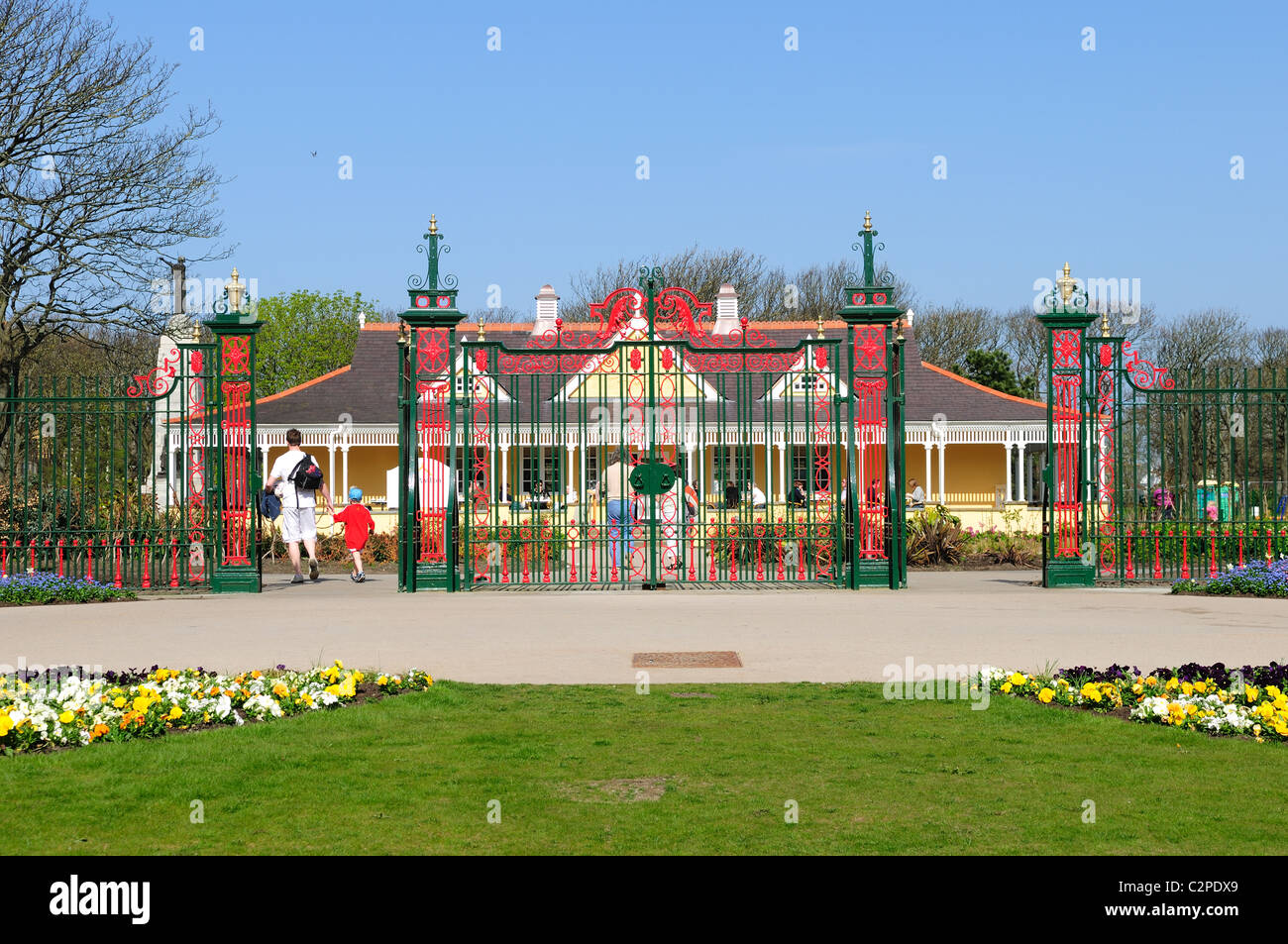 Lytham St Annes The Pavilion Aston Gardens Lancashire north west ...