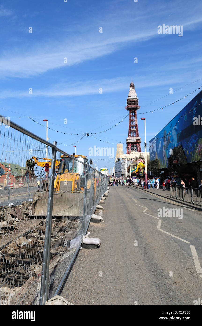 Blackpool tower construction hi-res stock photography and images - Alamy
