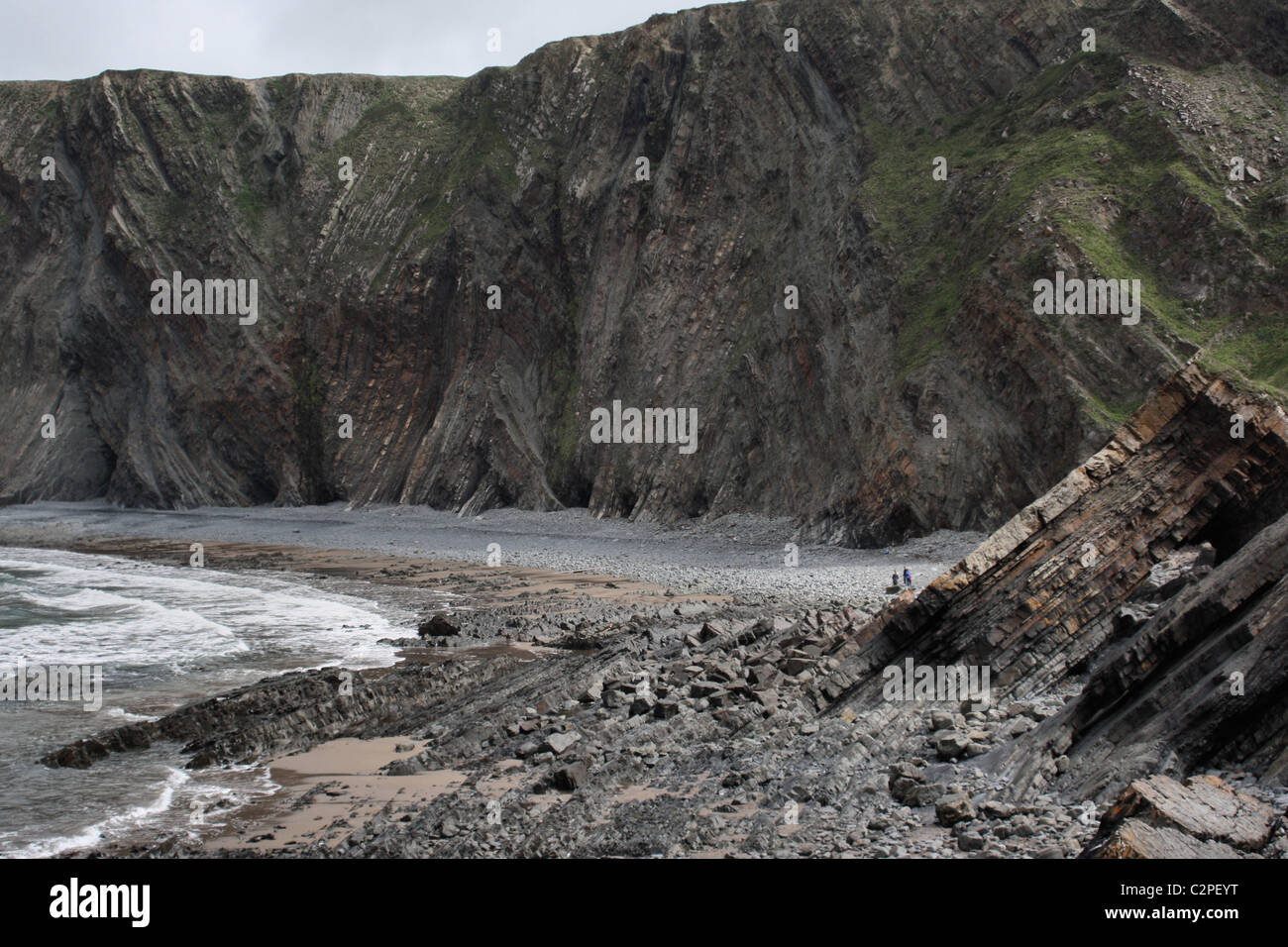 Hartland Quay beach and cliffs Hartland Devon Stock Photo - Alamy
