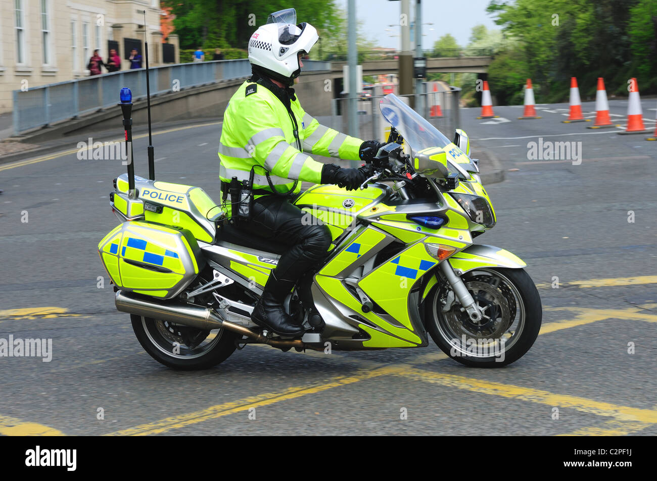 British motorcycle police hi-res stock photography and images - Alamy
