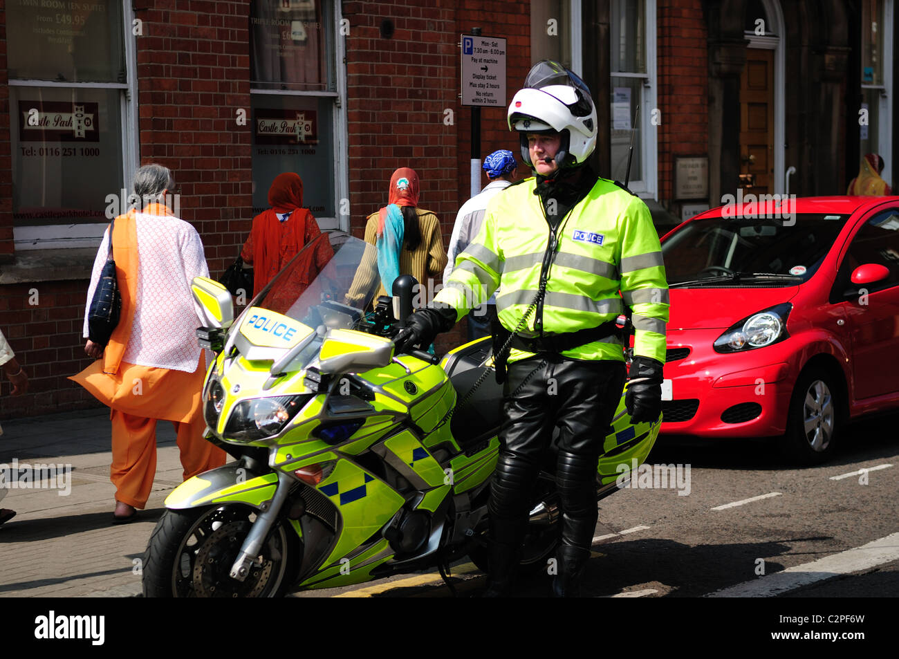 British motorcycle police hi-res stock photography and images - Alamy