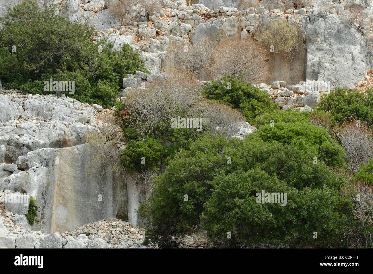 Lycian ruins at Kekova Stock Photo - Alamy
