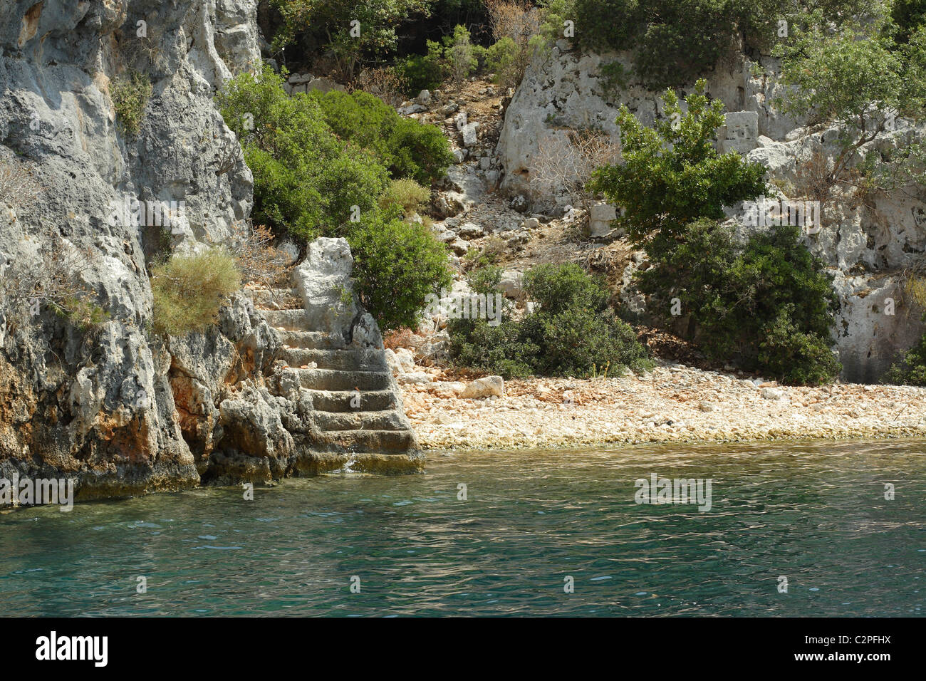 Lycian ruins at Kekova Stock Photo - Alamy