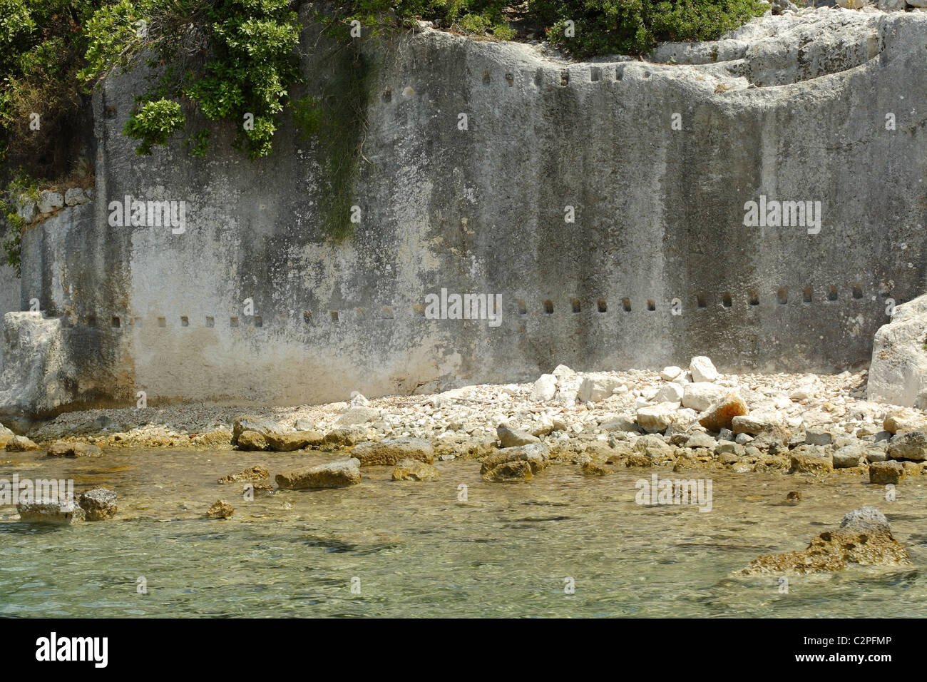 Lycian ruins at Kekova Stock Photo - Alamy