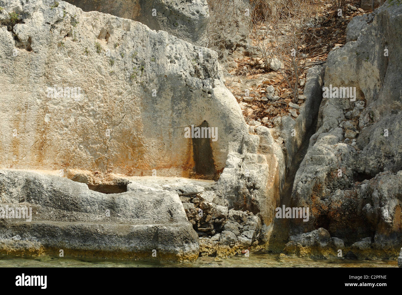 Lycian ruins at Kekova Stock Photo - Alamy