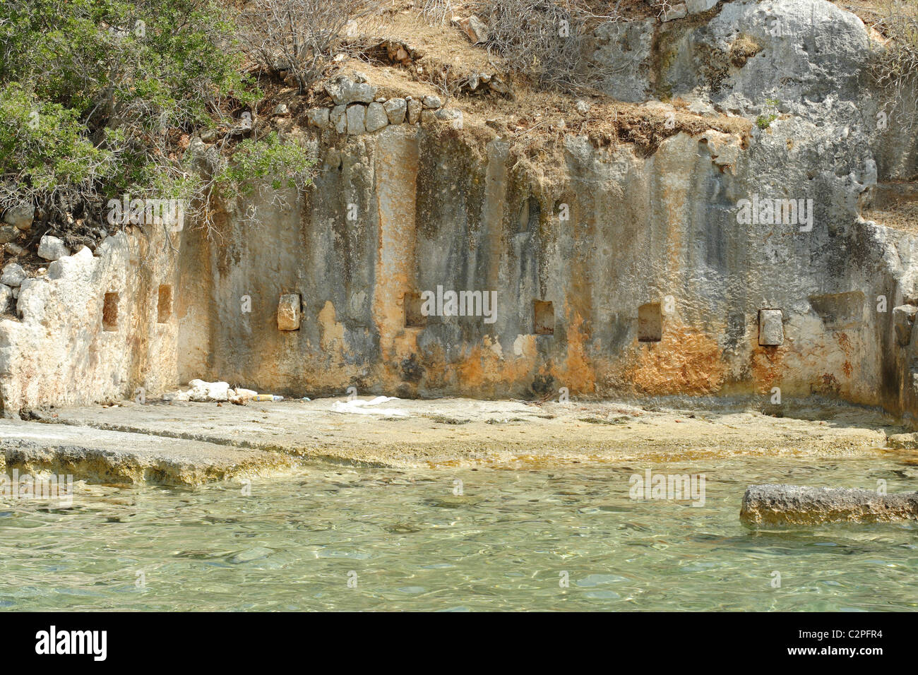 Lycian ruins at Kekova Stock Photo - Alamy