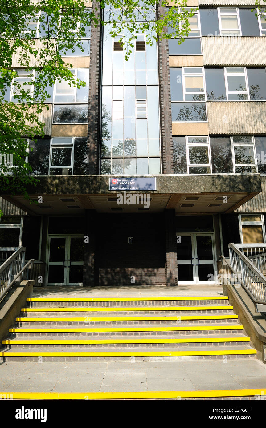 The Maurice Shock Building Leicester University England Stock Photo - Alamy