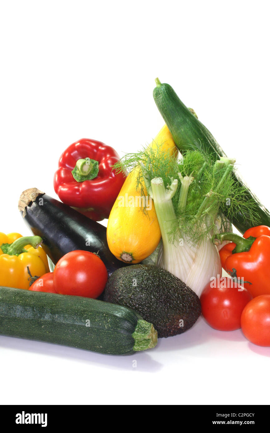 Colorful mix of many different fresh vegetables Stock Photo - Alamy