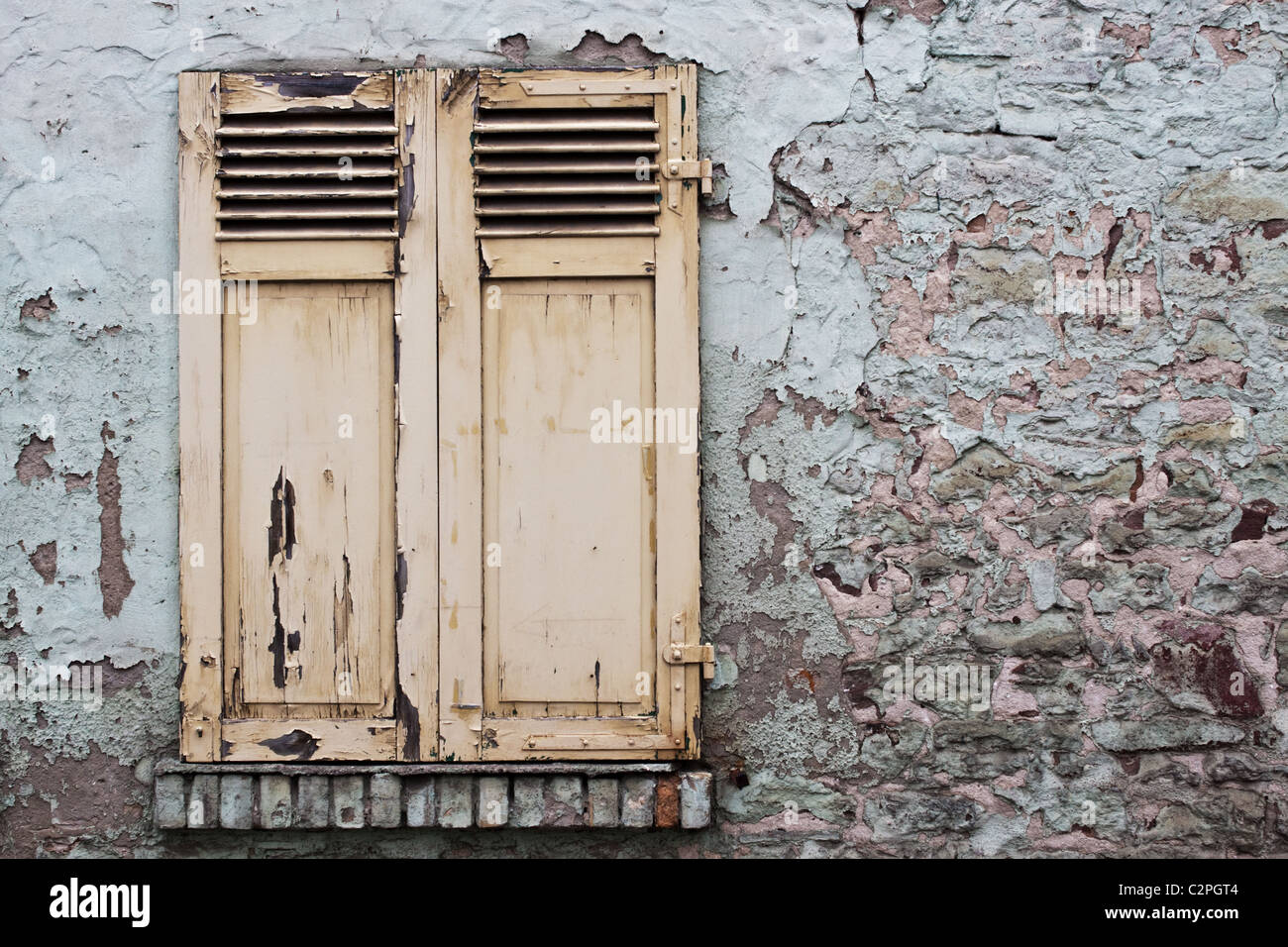 Old Windows and Shutters Stock Photo - Alamy