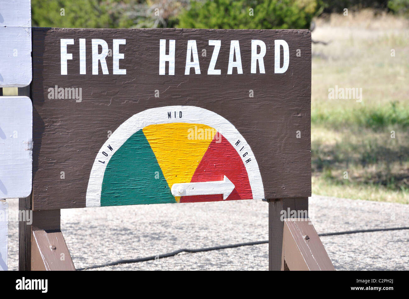 Danger Forest Fire Hazard Warning Stock Photos & Danger Forest Fire ...