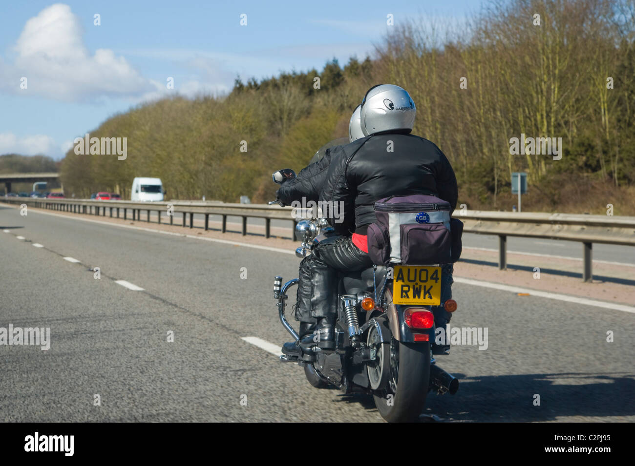 Riding motorbike from behind hi-res stock photography and images - Alamy