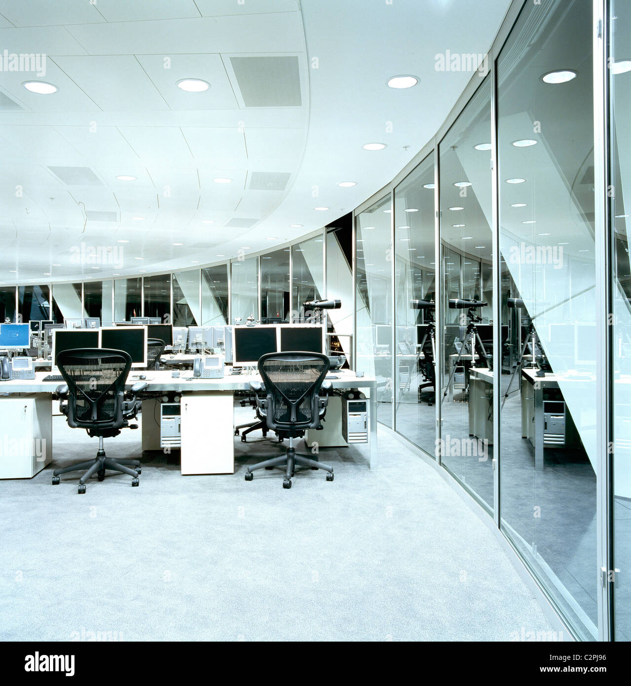 Gherkin building interior hi-res stock photography and images - Alamy