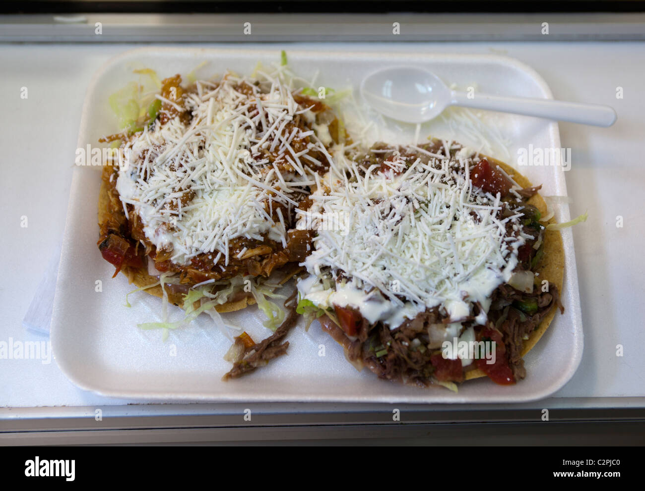 Tostadas Mexico City Stock Photo - Alamy