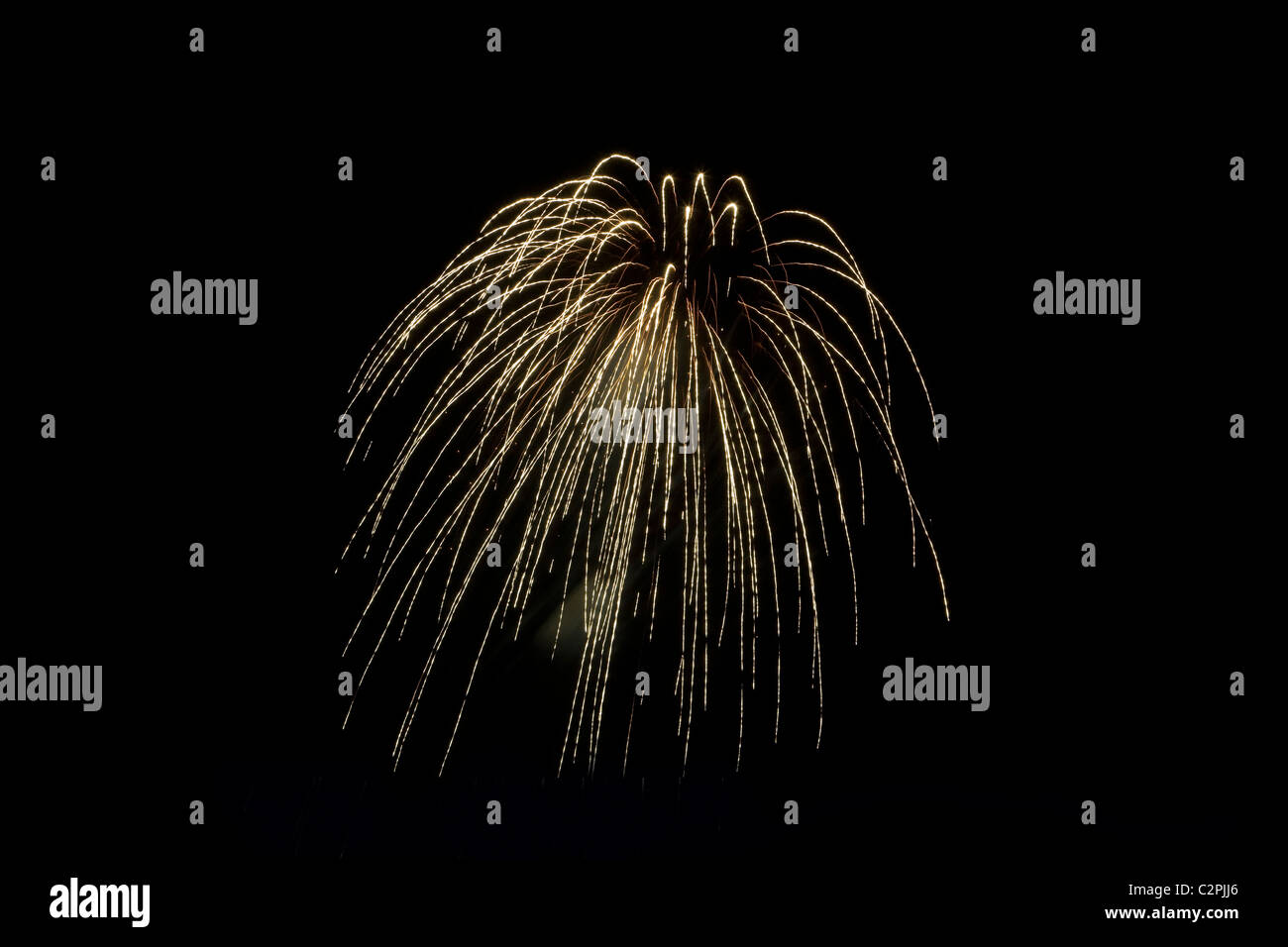 Fireworks with black sky and fine detail Stock Photo - Alamy