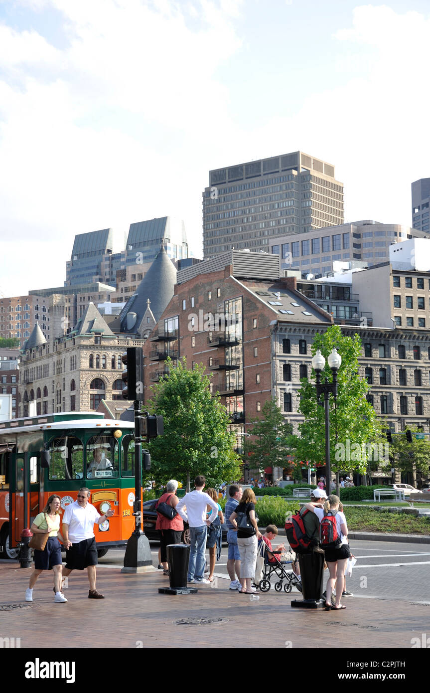 Boston town centre hi-res stock photography and images - Alamy