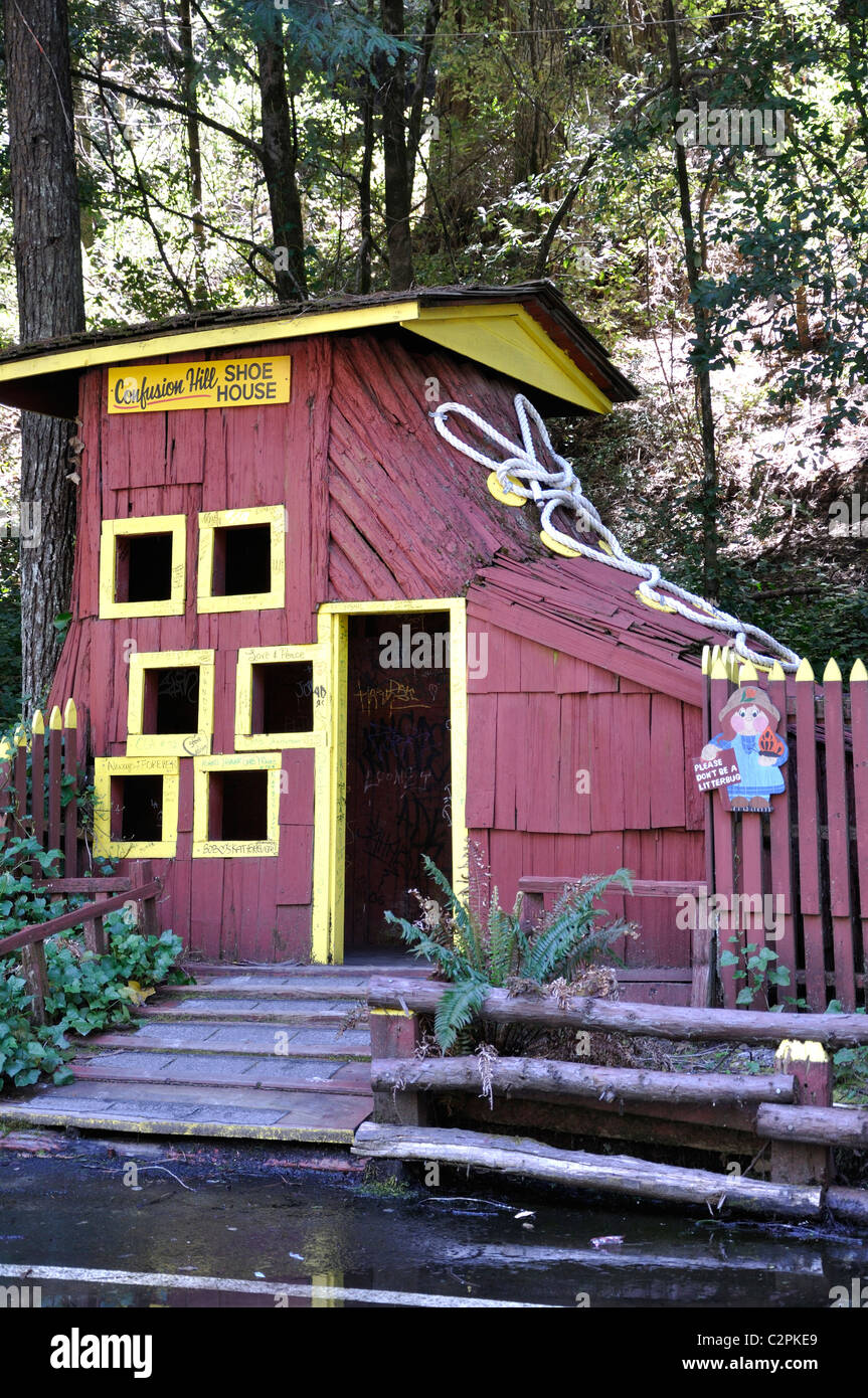 Confusion Hill - Northern California tourist attraction, Redwoods ...