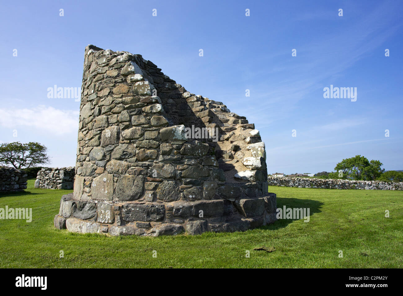 Nendrum monastic site county down northern ireland uk Stock Photo - Alamy