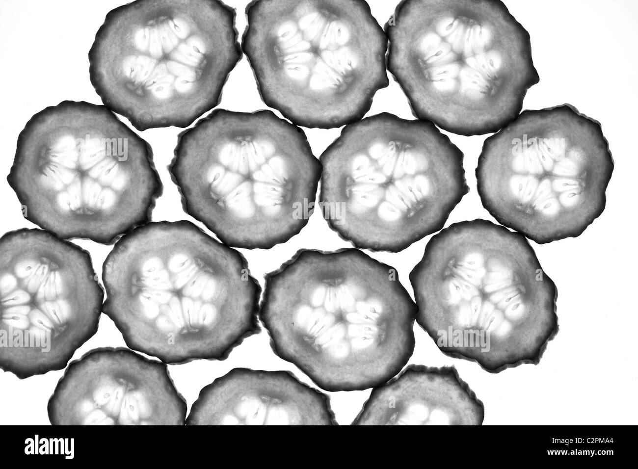 Vegetables vitamin healthy green Black and White Stock Photos & Images ...