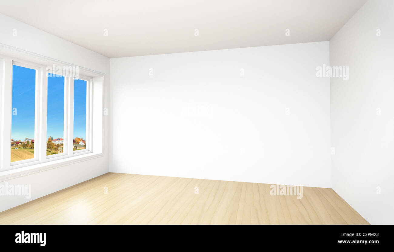Modern unfurnished room Stock Photo - Alamy