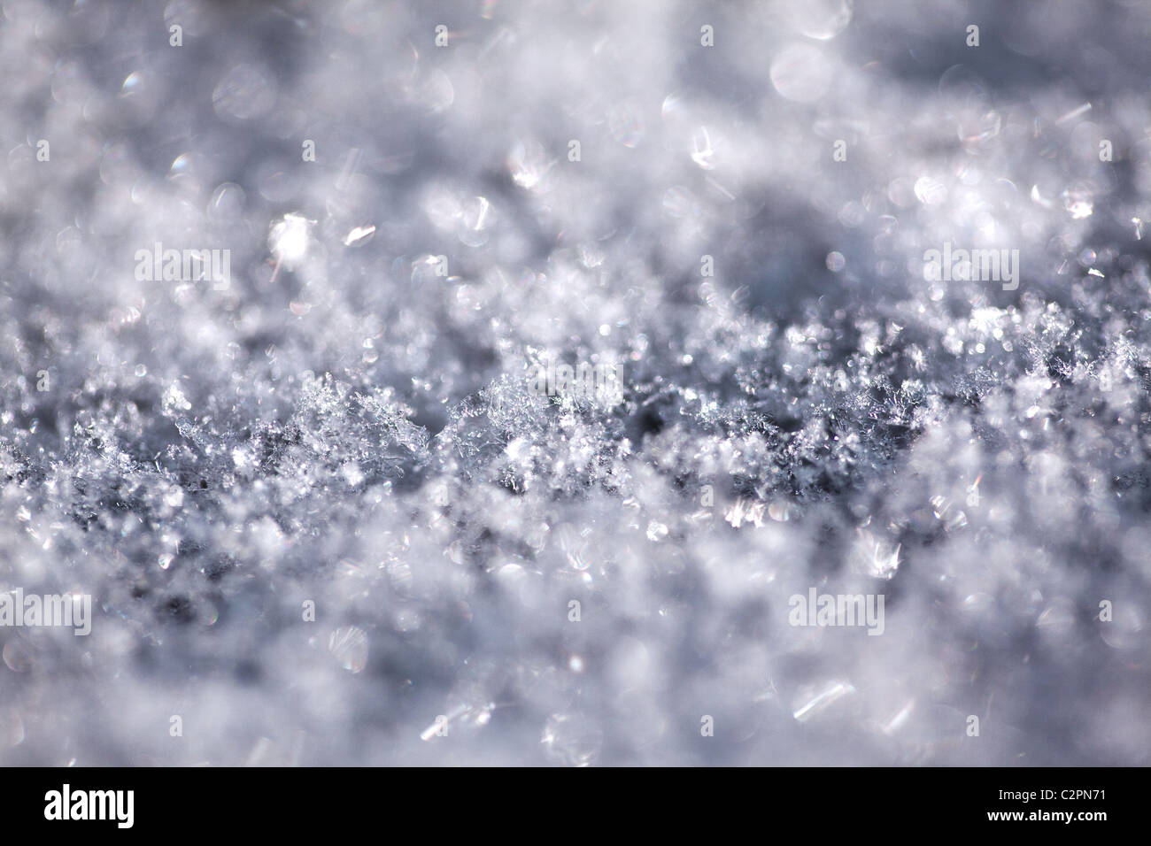 Snow macro shot Stock Photo - Alamy