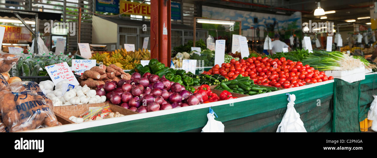 Fresh produce at Rusty's Markets. Cairns, Queensland, Australia Stock ...