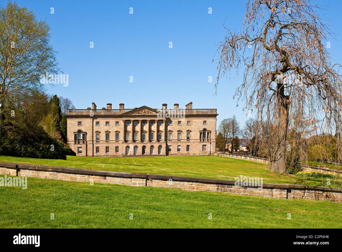 Wentworth castle at Stainborough South Yorkhire UK Stock Photo - Alamy