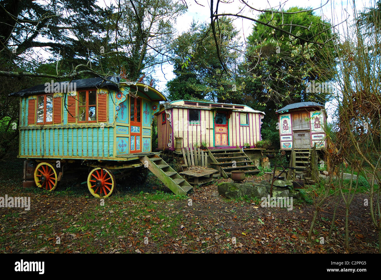 Gypsy Caravan Wallpaper