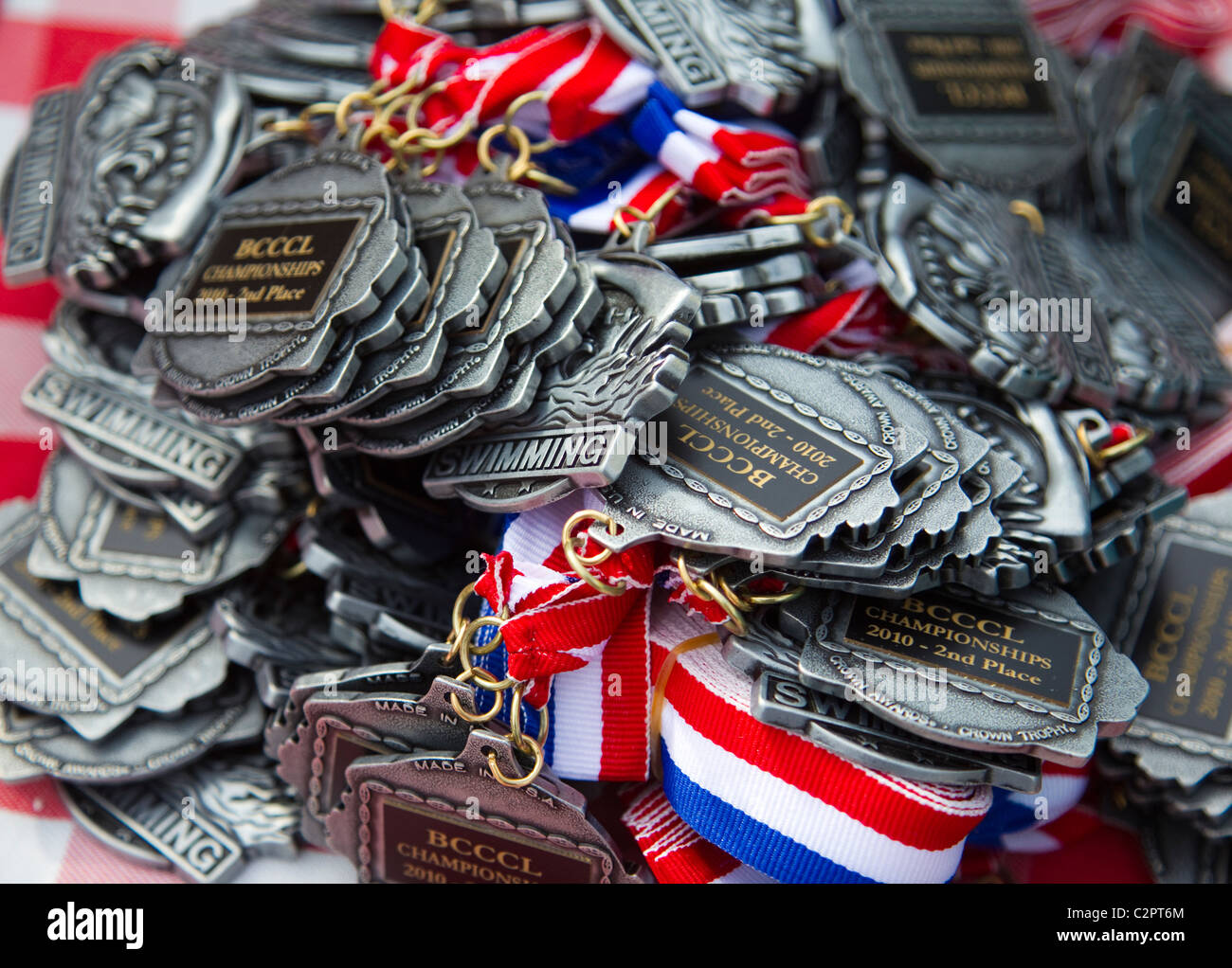 Swim swimming medal medals hi-res stock photography and images - Alamy