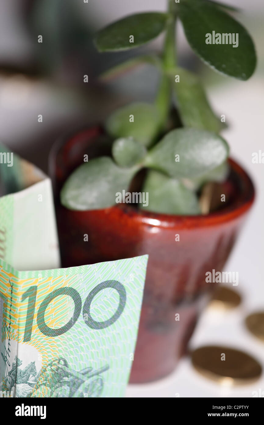 100 dollar note australia hi-res stock photography and images - Alamy