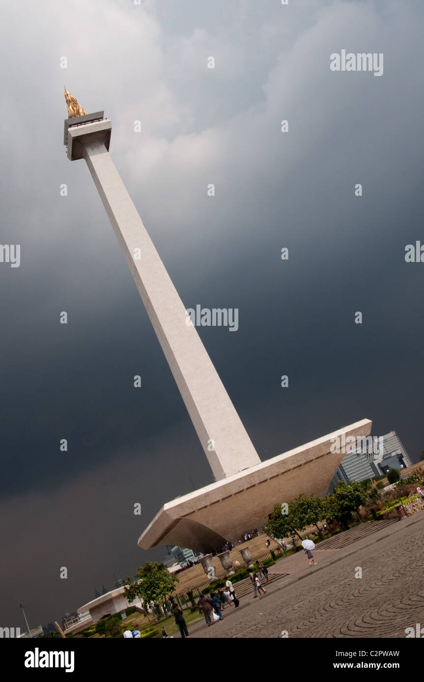 Lapangan Merdeka, Jakarta's National Monument Stock Photo - Alamy