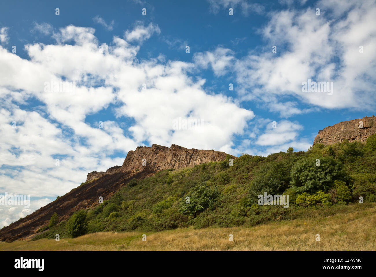 The majestic hill overlooking the city - great for a hike Stock Photo ...