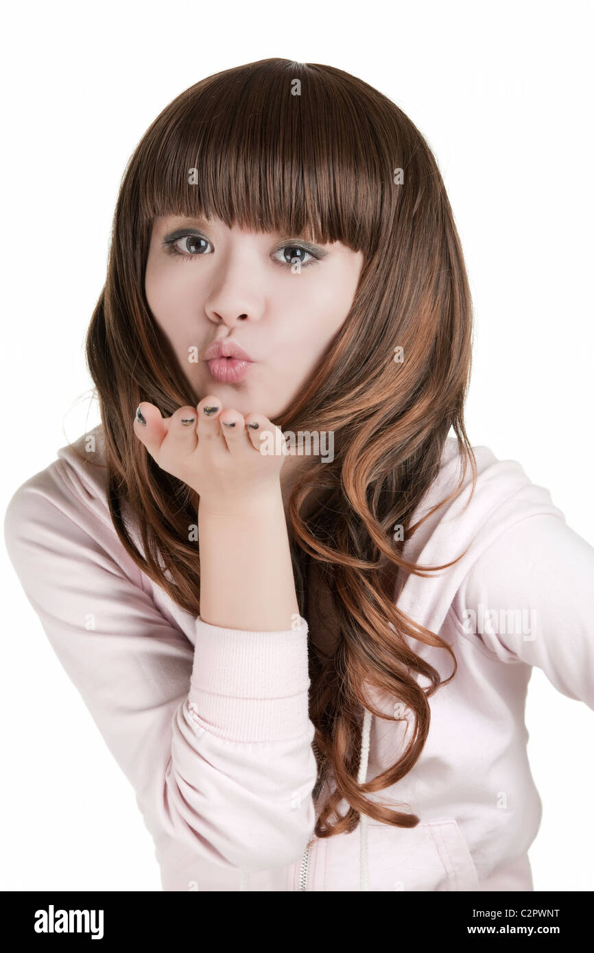 Beautiful chinese model posing hi-res stock photography and images - Alamy